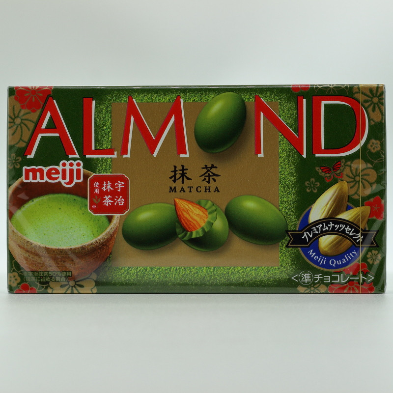 meiji ALMOND chocolates - Uji Matcha - NipponShop